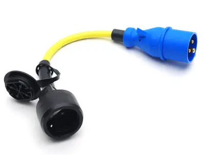 Defa Adapter han CEE ->Schuko - Landstrøm - www.skipshandel.com