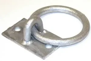 Ringplate m/ring Galvanisert 120x70mm - Bryggepullere og beslag - www ...