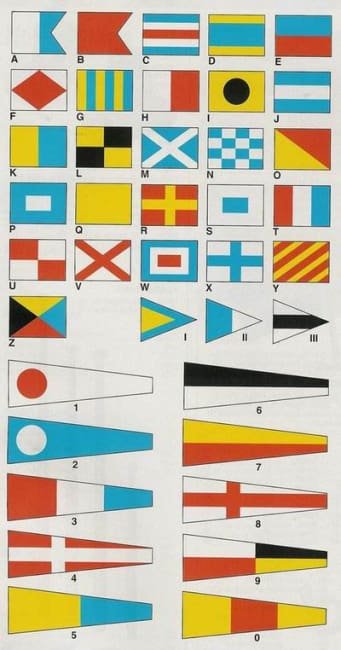 Signalflagg 4 81cm - Signalflagg - www.skipshandel.com